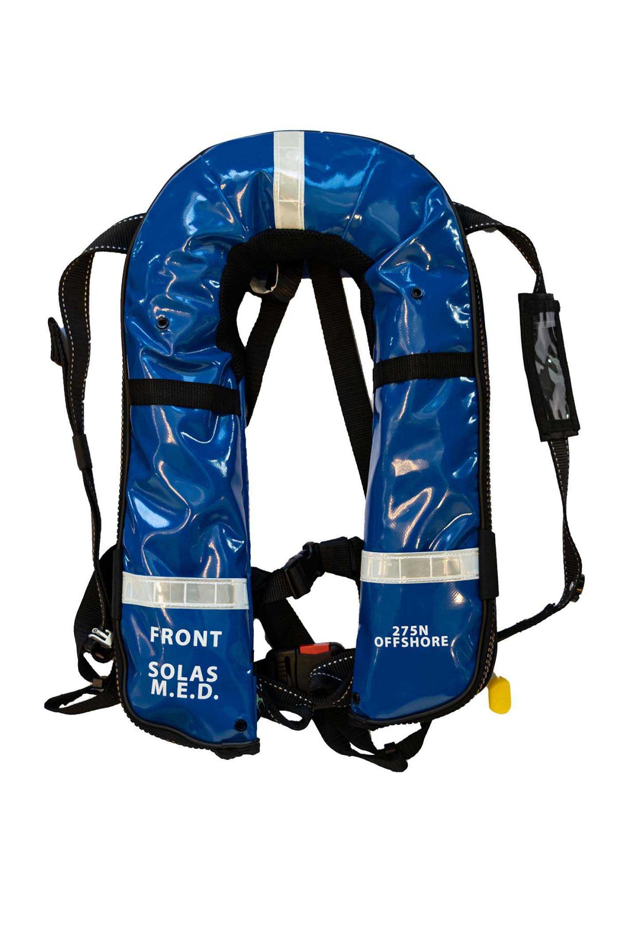 Dräger life jacket 275N SOLAS Offshore with light, crotch strap and ...